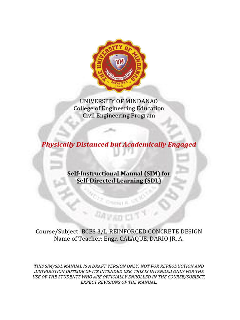 BCES 3L SIM.sdl Reinforced Concrete Design | PDF | Concrete | Strength ...