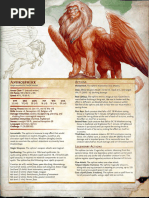 Sphinx of Wonder DND 2024 Monsters | PDF