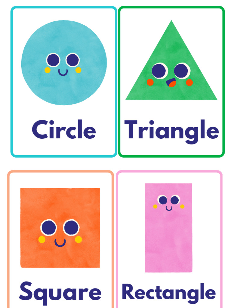 Shapes Flashcards | PDF