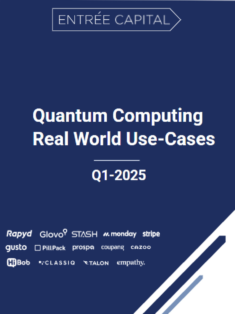 Quantum Real World Usecases | PDF | Quantum Computing | Computer Security