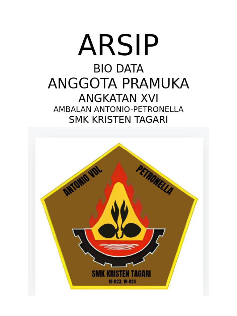 Arsip Bio Data Xvi | PDF