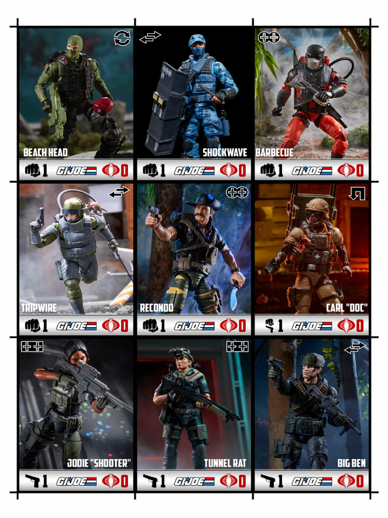 GI Joe Classified Deck Building Game | PDF