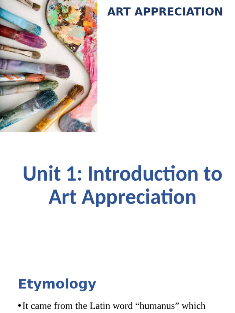 444964266-ART-APPRECIATION-Lesson-1 | PDF | Color | Composition (Visual Arts)