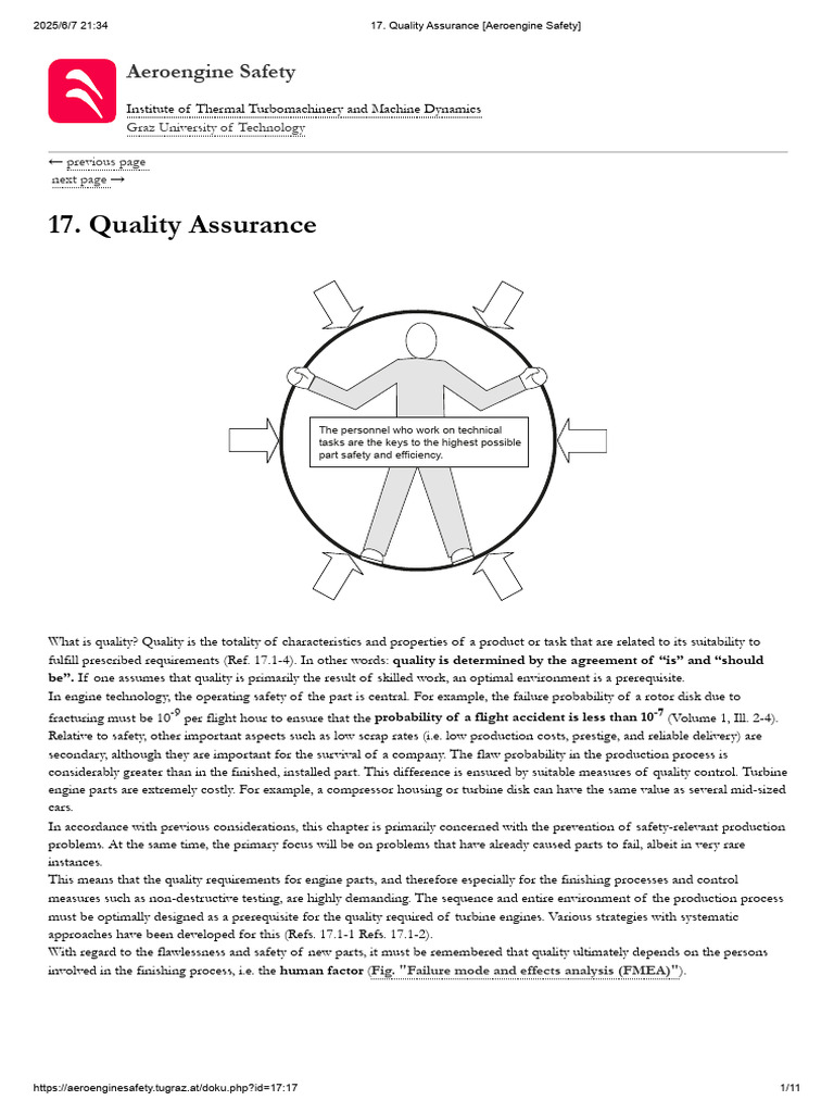Quality Assurance (Aeroengine Safety) | PDF | Engineering Tolerance ...
