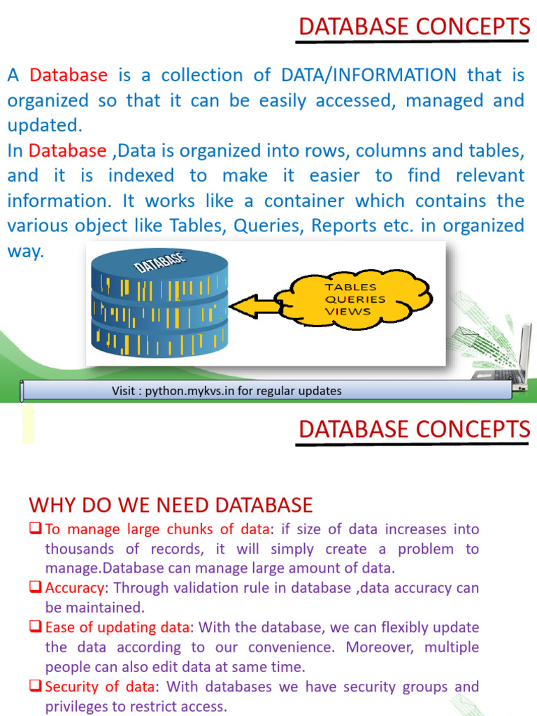 Computer Science SQL - XII Class 12 | PDF | Relational Model | Databases