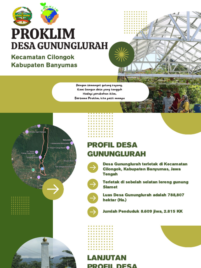 Proklim Desa Gununglurah | PDF