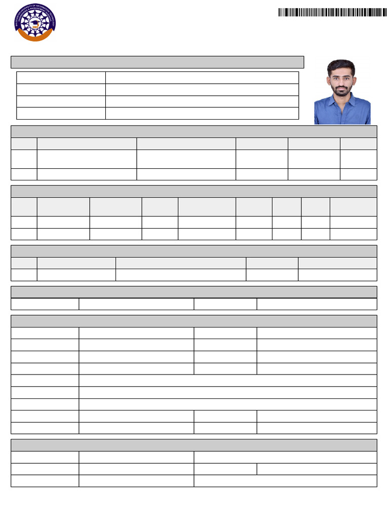 BUITEMS Fall 2025 Admission Application | PDF