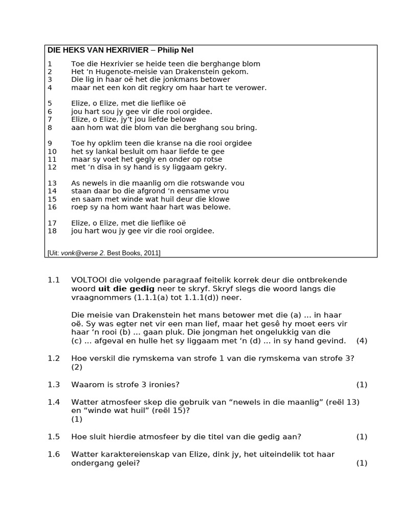 Die Heks Van Hexrivier | PDF
