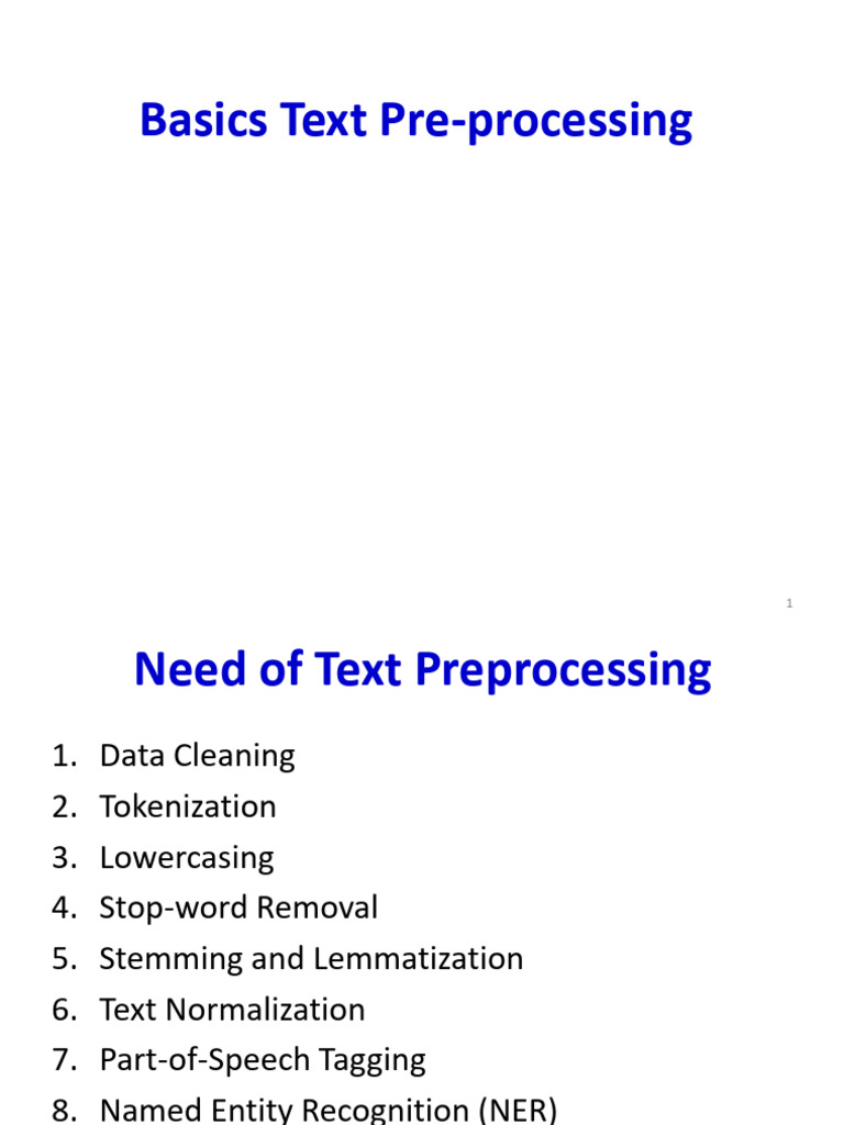 Text Data Preprocessing 2025 | PDF | Linguistics