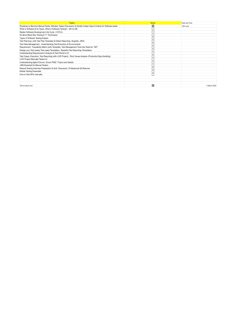 ATB Full Course Curriculum (3-4 Months) - Manual Testing | PDF