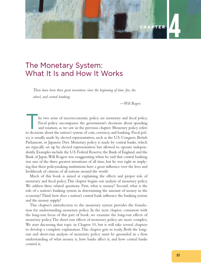 Understanding the Monetary System | PDF | Money | Money Supply