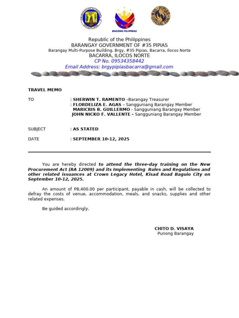 Training on New Procurement Act | PDF