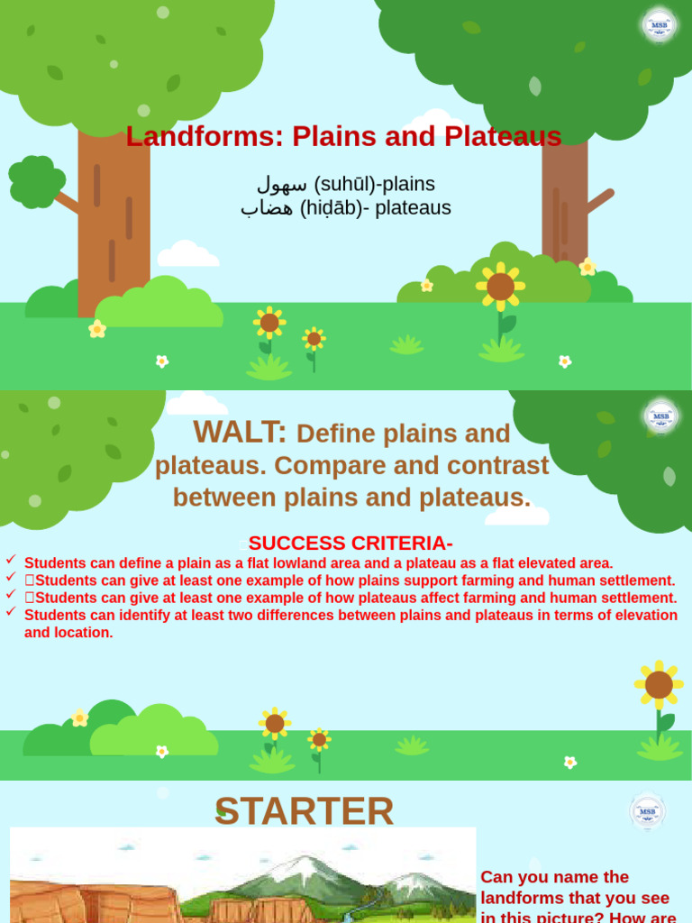 L2-Plains and Plateaus | PDF | Plateau | Agriculture
