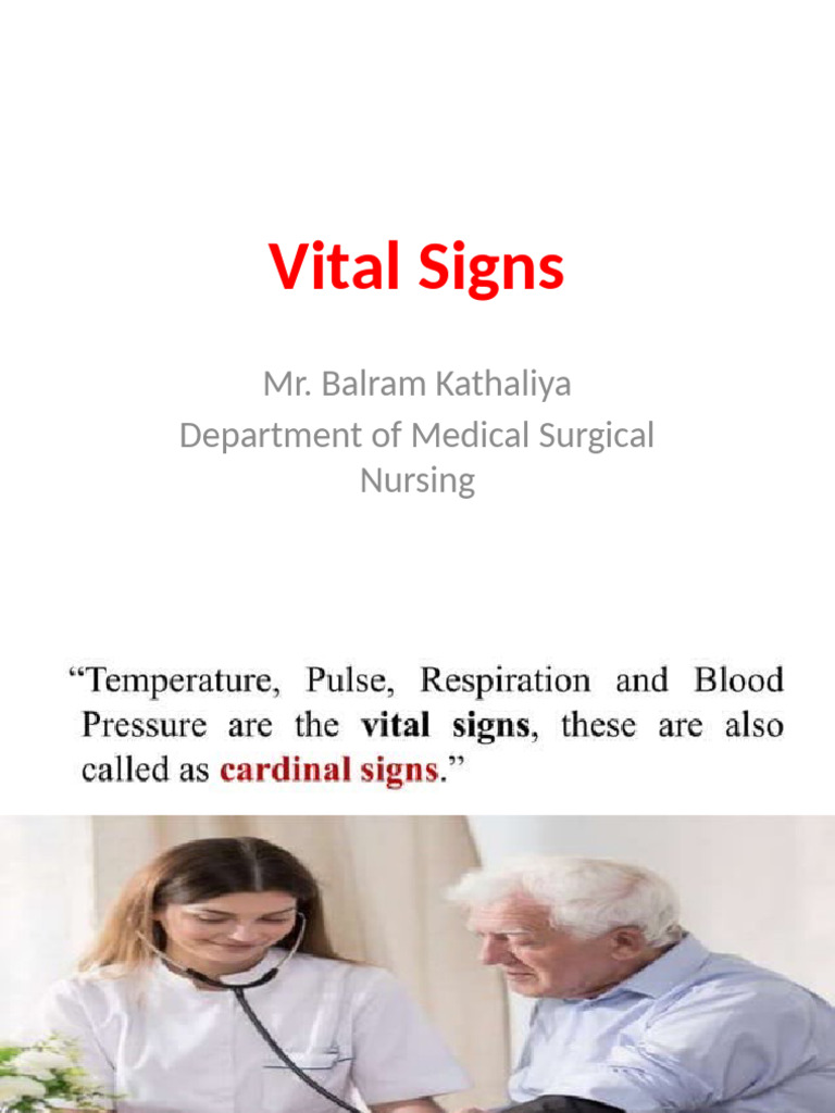 Vital Signs | PDF
