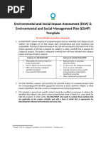 ESMS Guidance for Environmental Assessments | PDF | Environmental ...