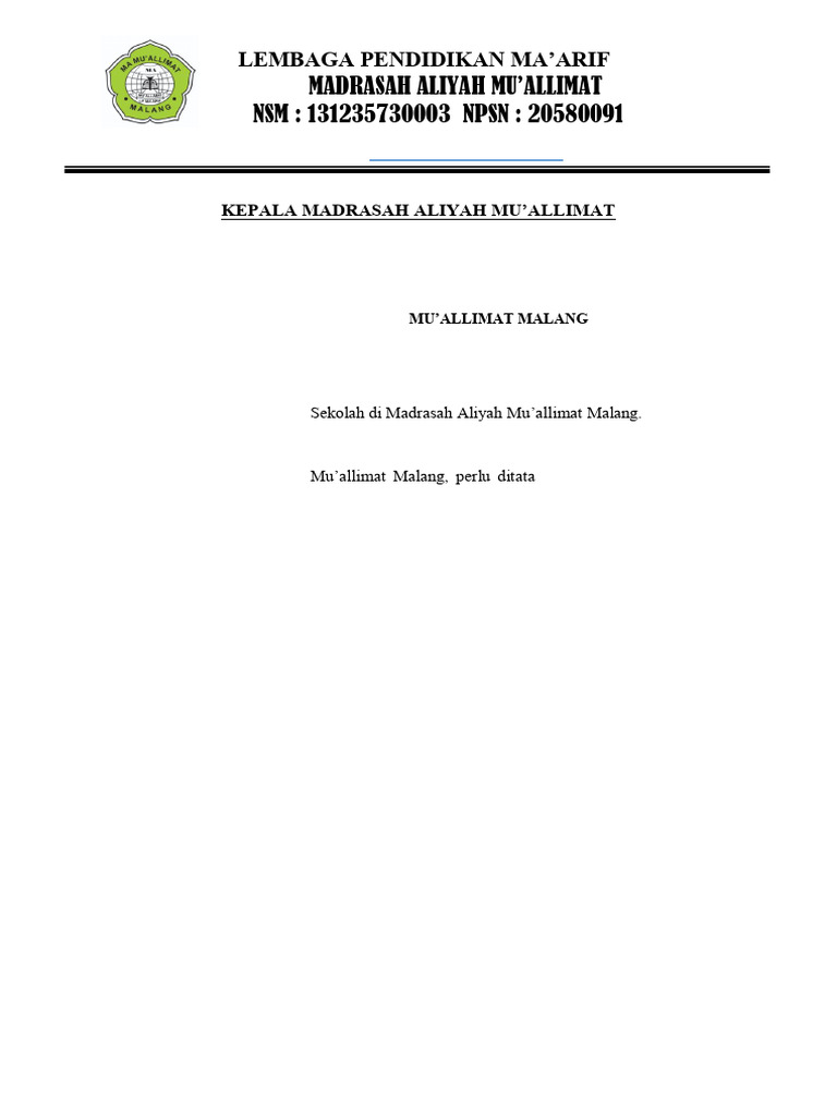 Tim Penyusun EDM MA Mu’allimat 2025/2026 | PDF