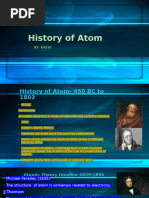Atomic Theory Timeline Democritus John Dalton Michael | PDF | Electron | Atoms