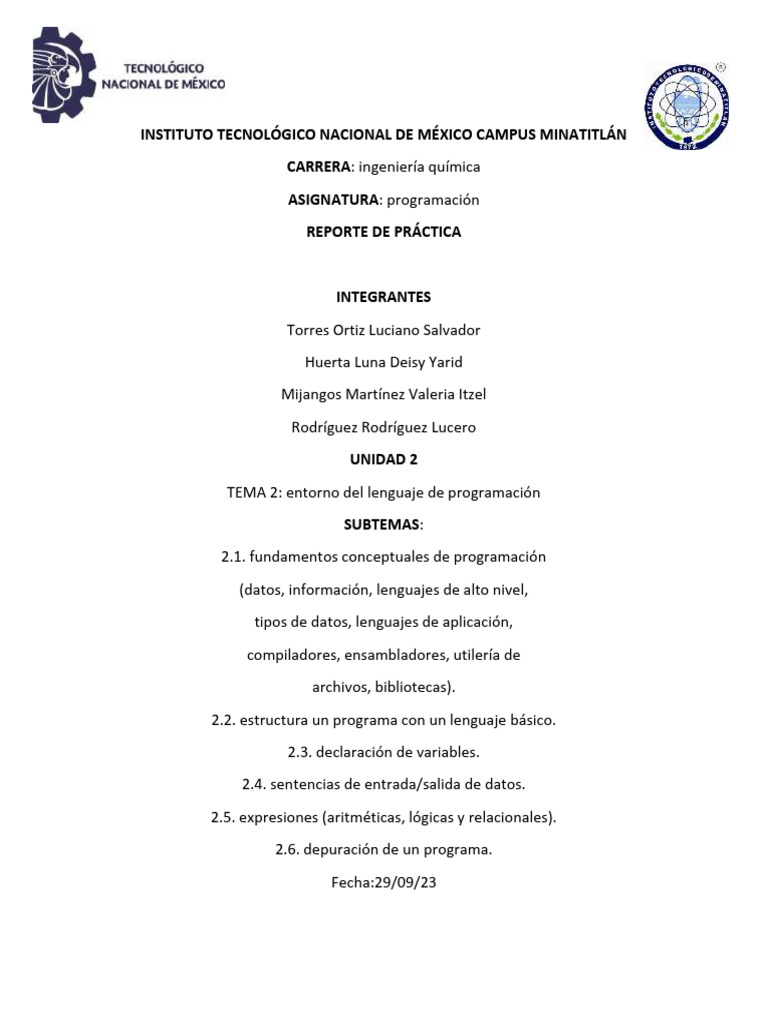 Fundamentos de Programación en Java | PDF | Lenguaje de programación | Programación de computadoras