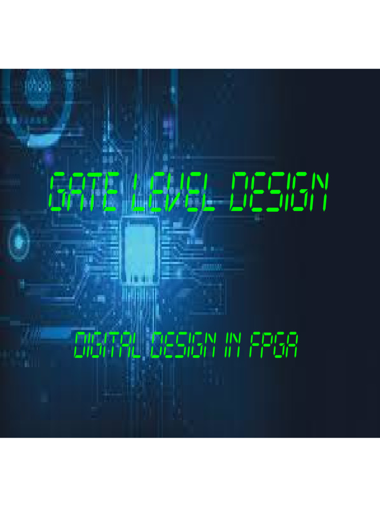 03 - Gate Level Design | PDF | Hardware Description Language | Logic ...