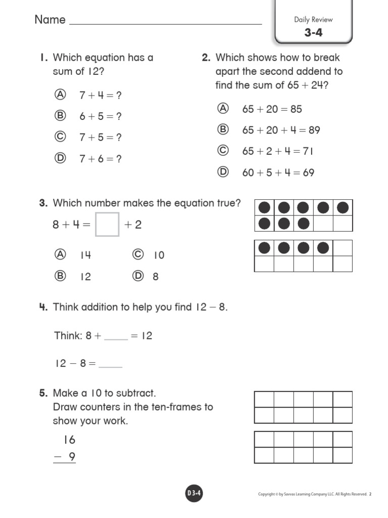 Grade 2 - Daily Review (English) - 19 | PDF