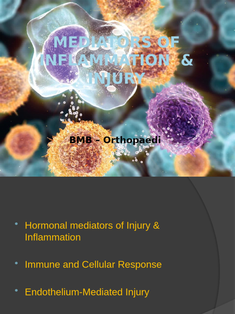 Mediators of Inflammation & Injury | PDF | Inflammation | Macrophage