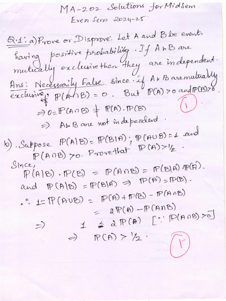 MidSem Solutions | PDF