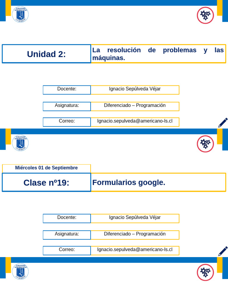 Clase Nº19 - Formularios Google - Programación | PDF | Informática ...