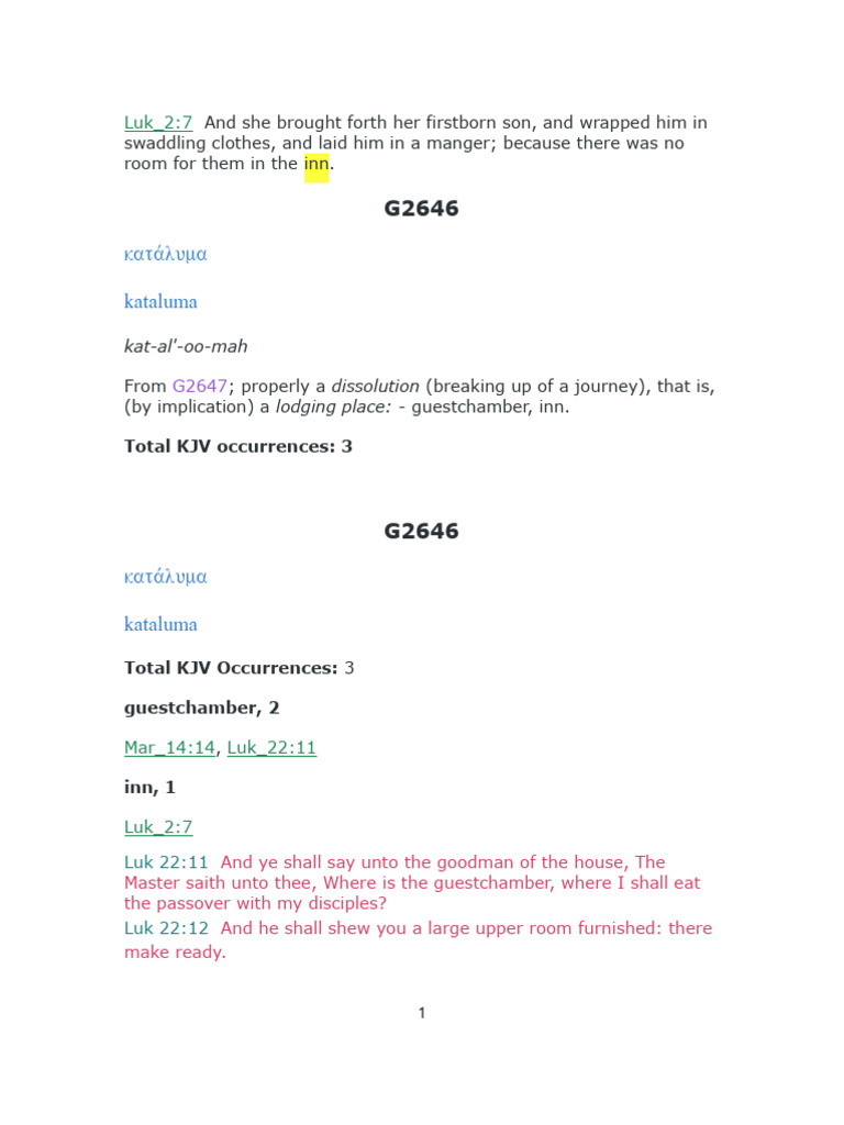 KATALUMA | PDF | Bible Content | New Testament People