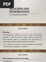 Theory of Deodorization | PDF | Distillation | Steam