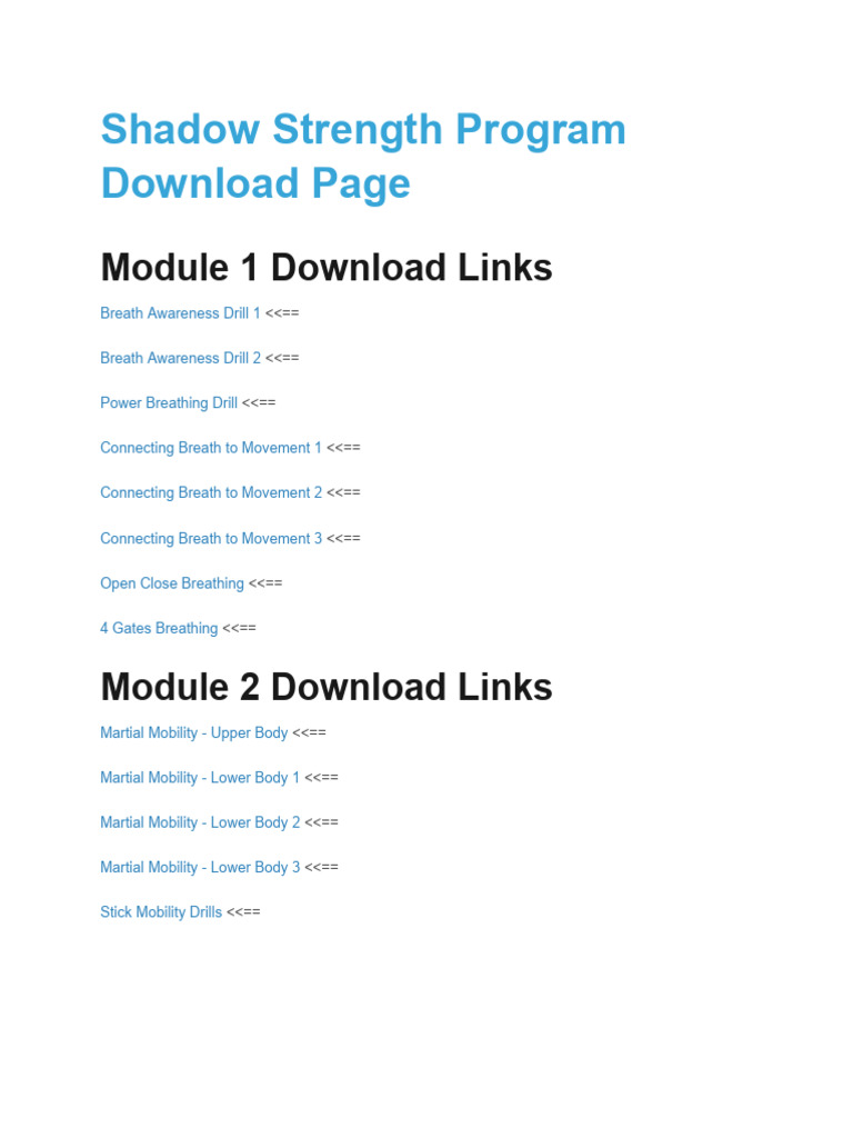 SVf6dxmTSjW0EXFzSGPI - Shadow Strength Program Download Page | PDF