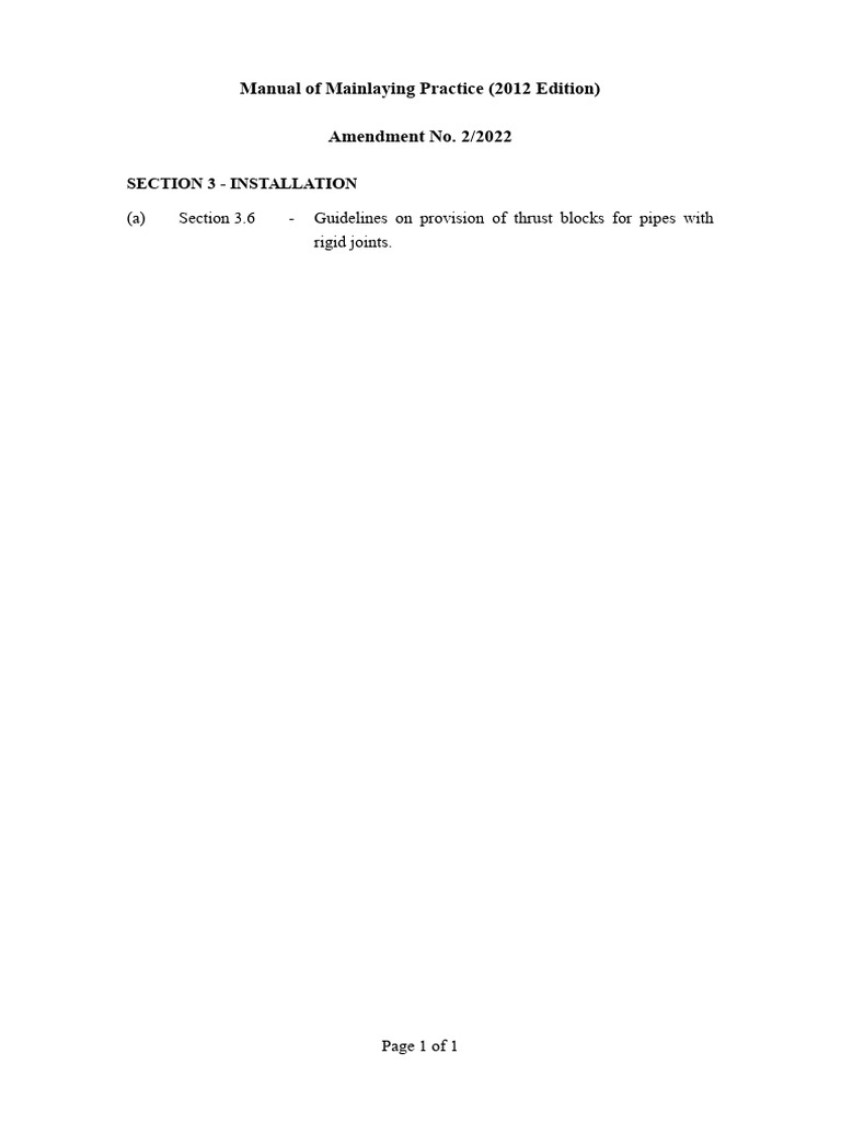 Amendment Record - MMP (Amendment No. 2 - 2022) | PDF