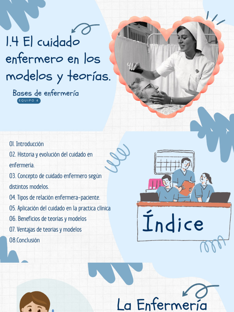 Cuidado Enfermero en Modelos y Teorias de Enf | PDF | Enfermería