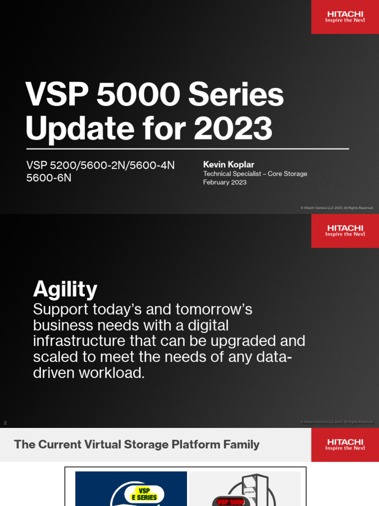 VSP 5000 Series Overview 2023 | PDF | Cloud Computing | Data Compression