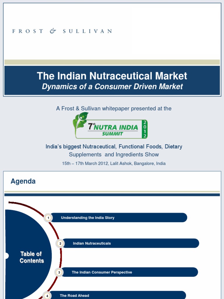 Nutra Summit Presentation For 15th March | PDF | Nutraceutical ...