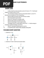 BJT Numericals | PDF