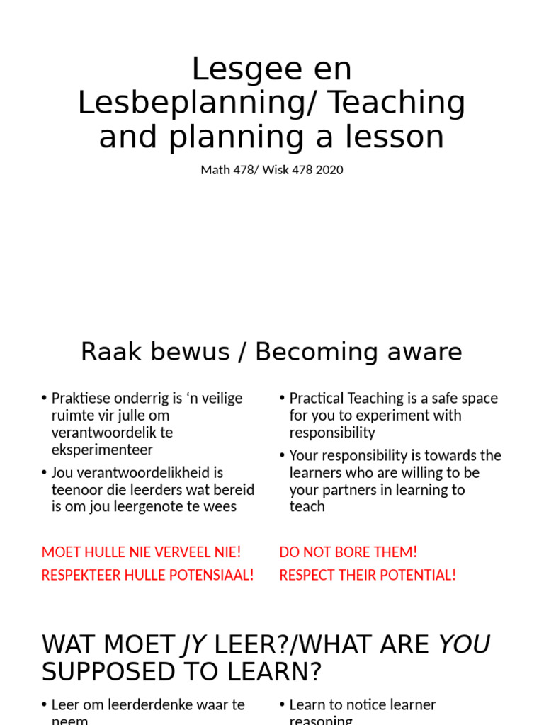 Effective Lesson Planning in Math Teaching | PDF | Elementary Geometry ...