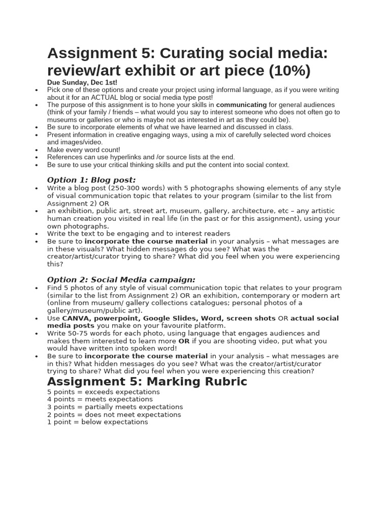 Curating Art for Social Media Engagement | PDF | Social Media | Popular ...