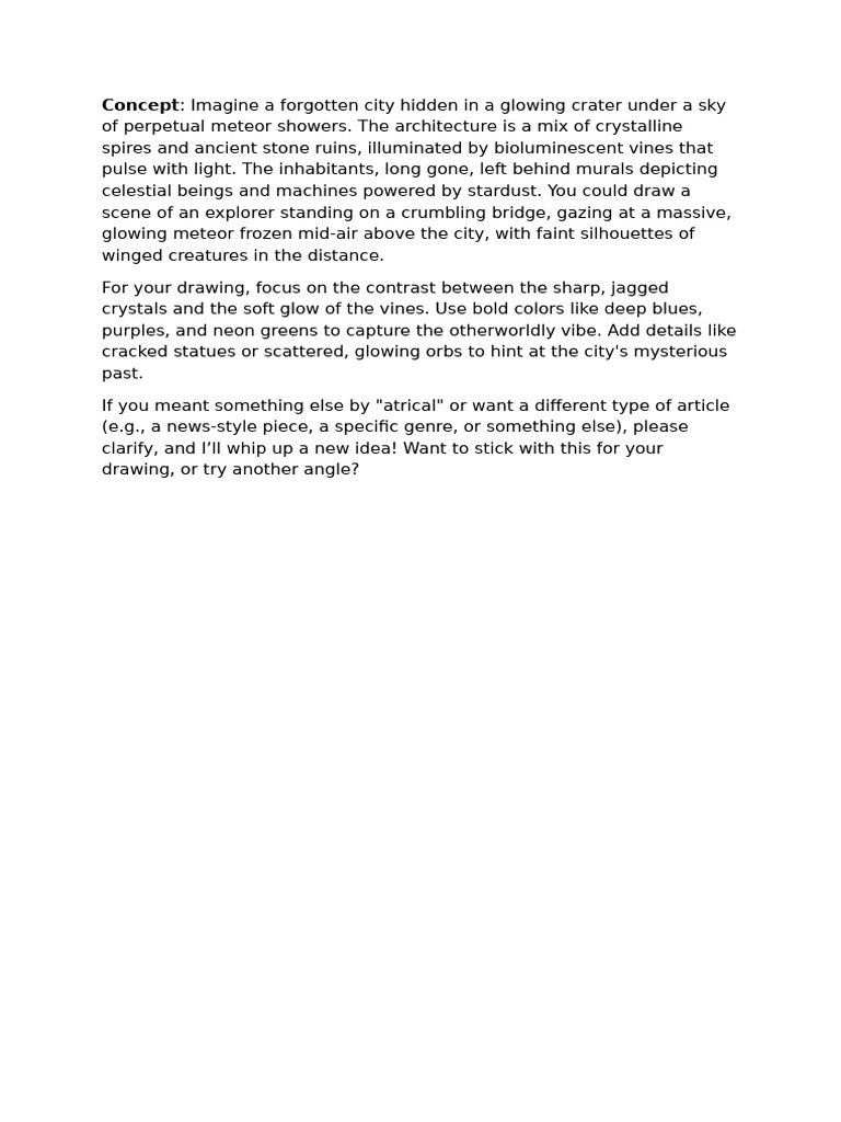 Starfall City: A Forgotten Crater Realm | PDF