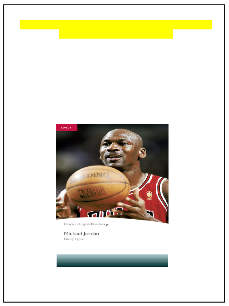 Michael Jordan Pearson English Readers Level 1 2nd Edition Taylor Full ...