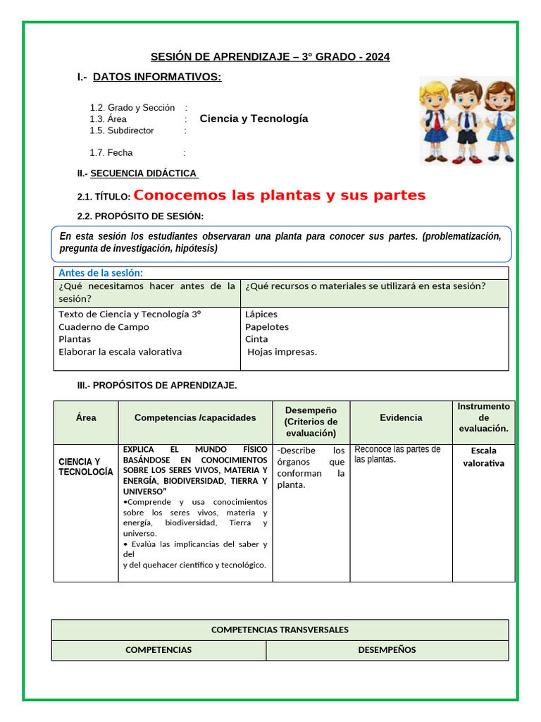 Conociendo las partes de las plantas | PDF | Plantas | Raíz