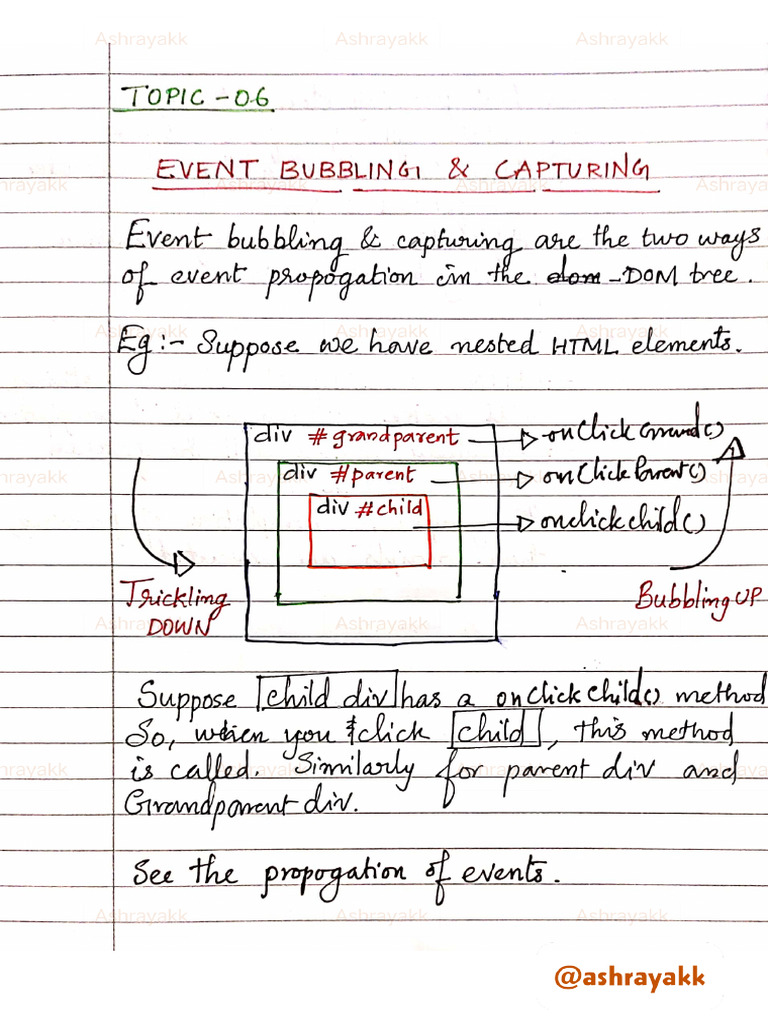Event Bubbling and Capturing Explained-1 | PDF