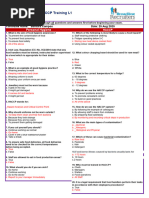 HACCP Exam Questions and Answers Guide | PDF | Hazard Analysis And ...