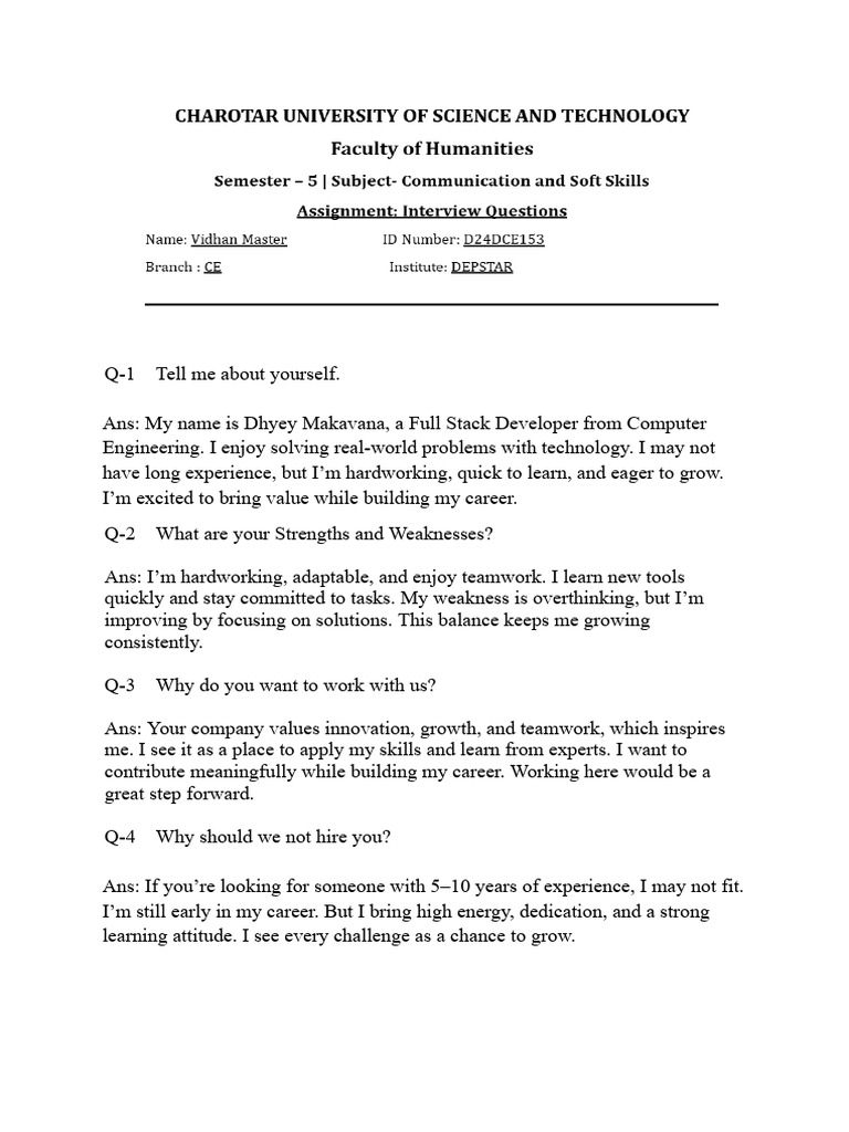 Full Stack Developer Interview Insights | PDF | Learning | Salary