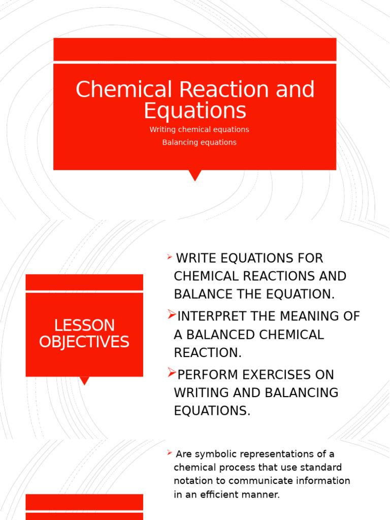 Chem1 4chemical Reaction and Equations | PDF | Chemical Reactions | Magnesium
