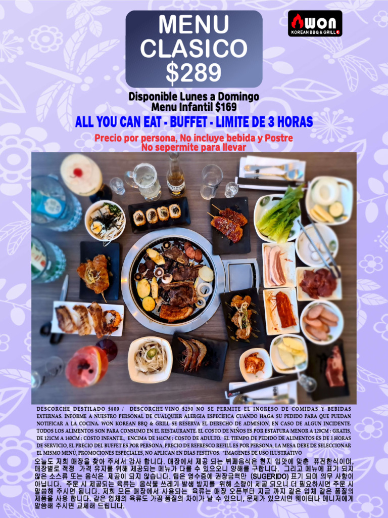 Menu Clasico | PDF