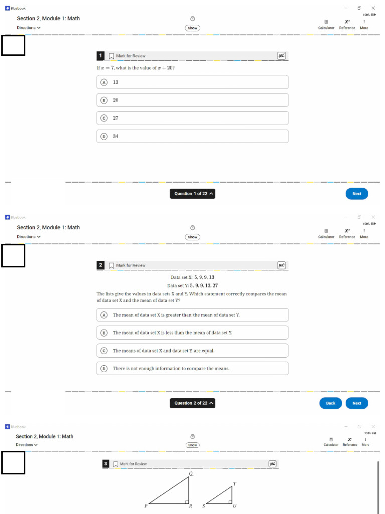 4M. Digital SAT Practice Test 4 Math. | PDF