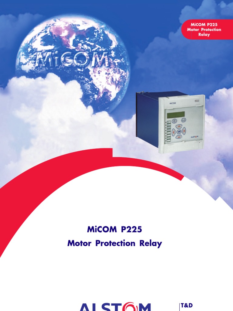 Micom P225 Motor Protection Relay | PDF | Relay | Electronic Circuits
