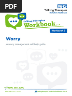 Worry Domains Questionnaire | PDF | Psychometrics | Psychological Testing