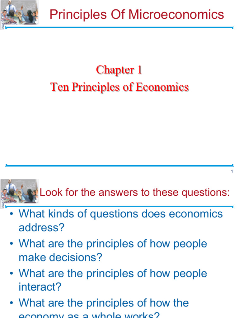 Ten Principles of Economics Explained | PDF | Economics | Inflation