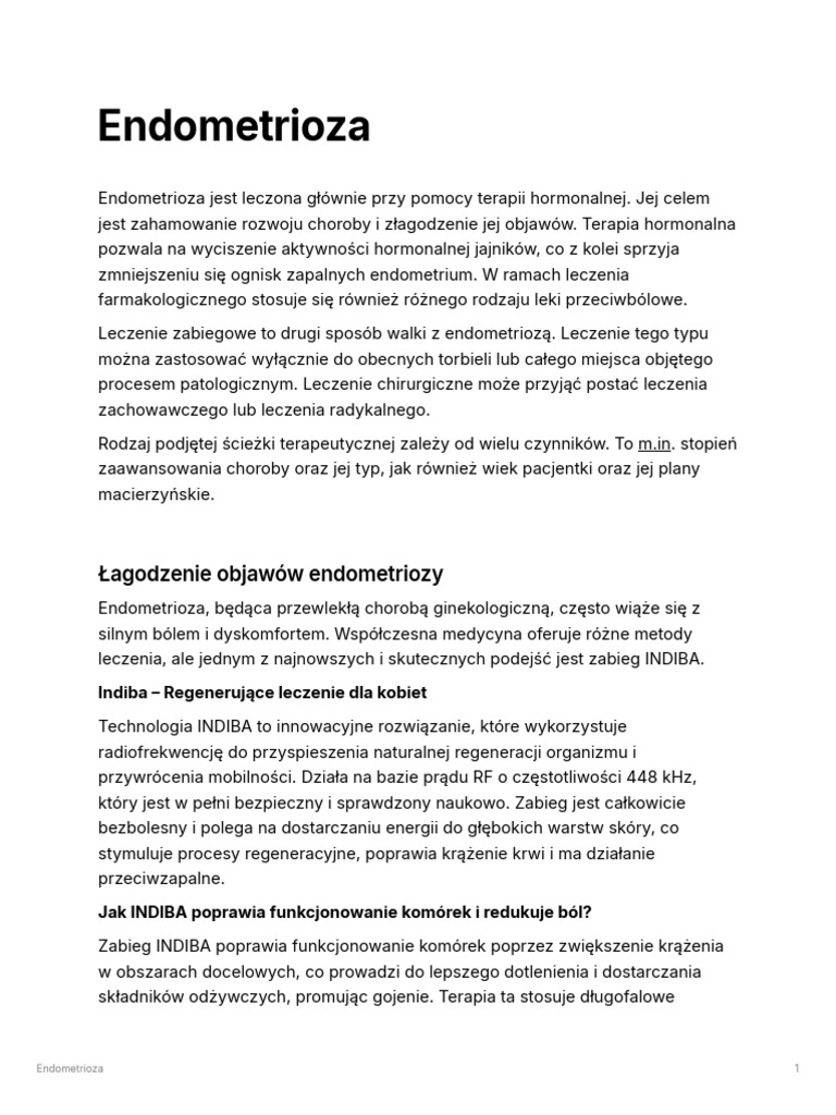 Endometrioza | PDF